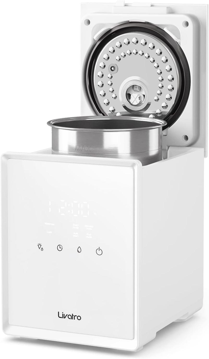 3L Stainless Steel Warm Mist Humidifier with Easy Clean and Warm Steam ...