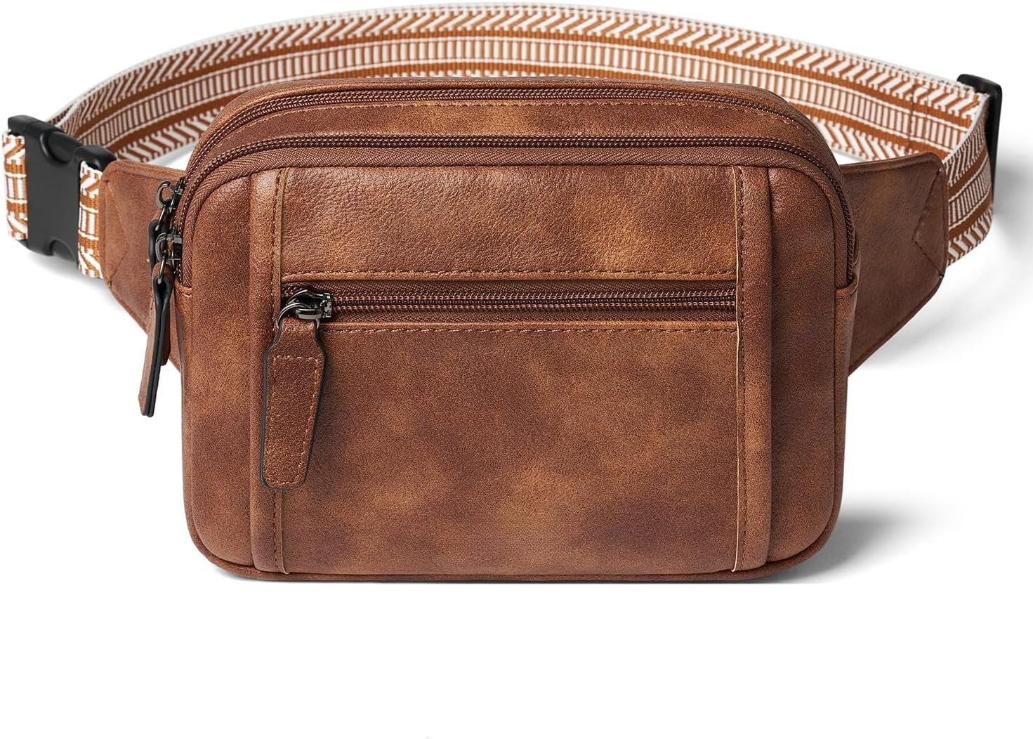 3L TRIPLE ZIP Fanny Packs Belt Bag For Women Men Crossbody Sling Chest ...