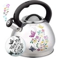3L Tea Kettle Stovetop Whistling Teakettle Tea Pot,Food Grade Stainless ...