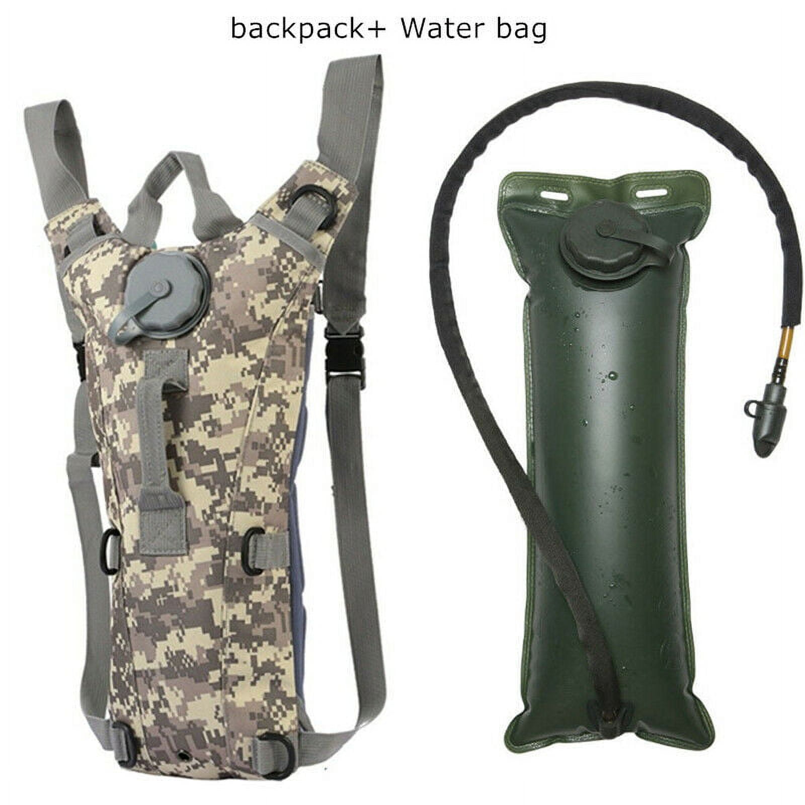 3L Water Bladder Bag Hydration Backpack Pack Hiking Camping Cycling ...