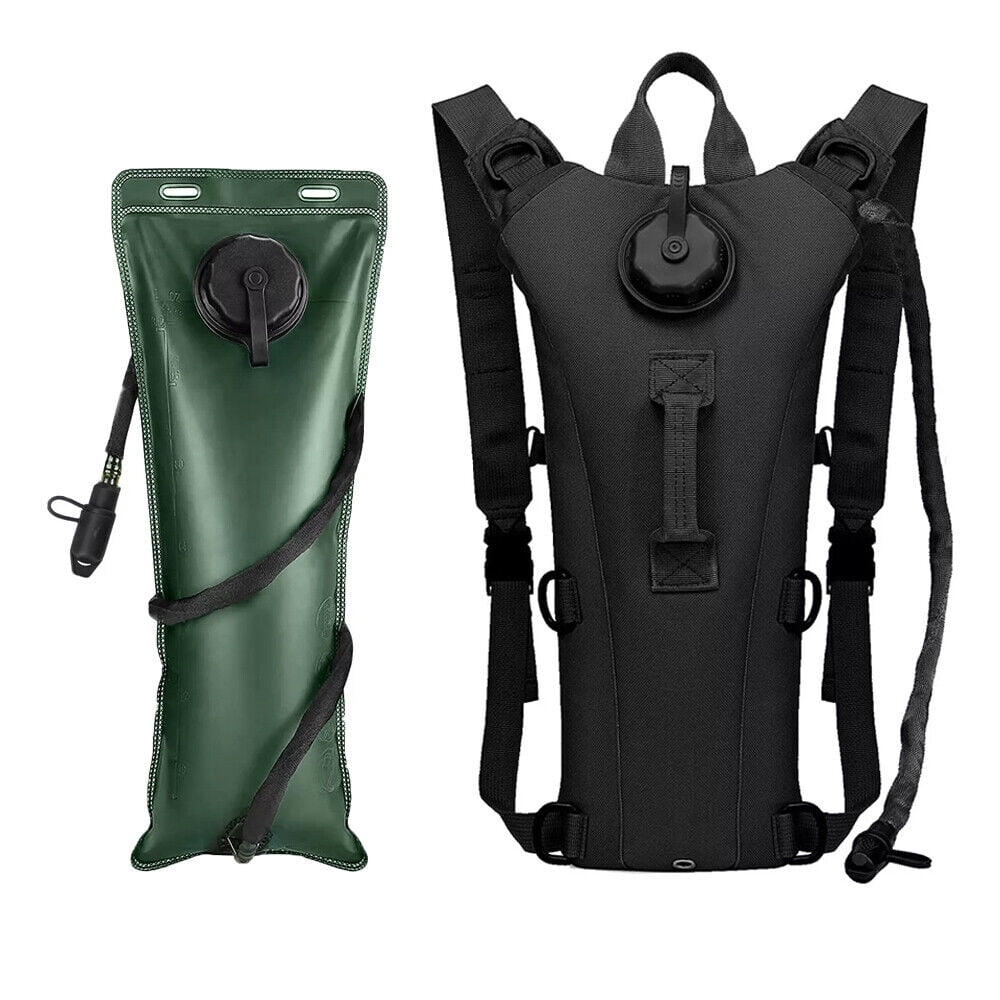 3L Water Bladder Bag Hydration Backpack Pack for Hiking Camping Cycling ...