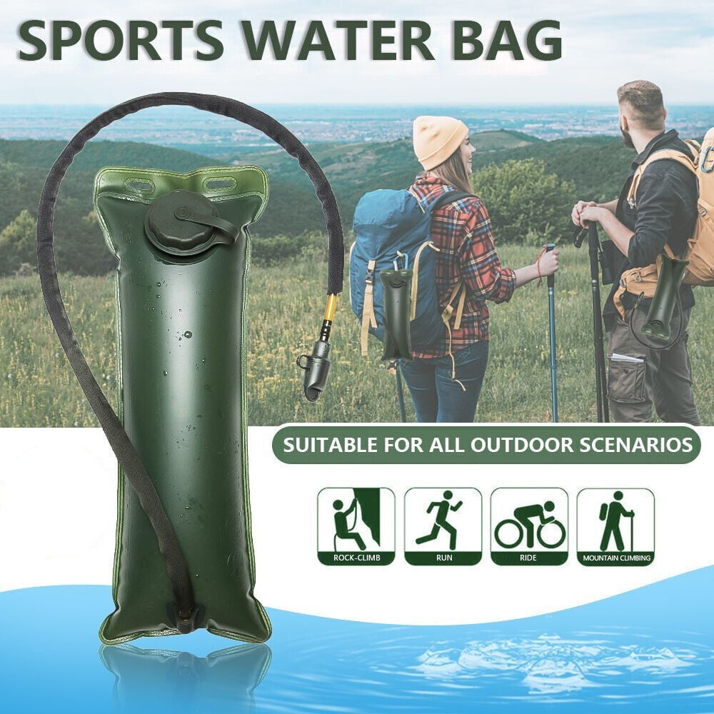 3L Water Bladder Hydration Pack Bag for Backpack Water Storage Hiking ...