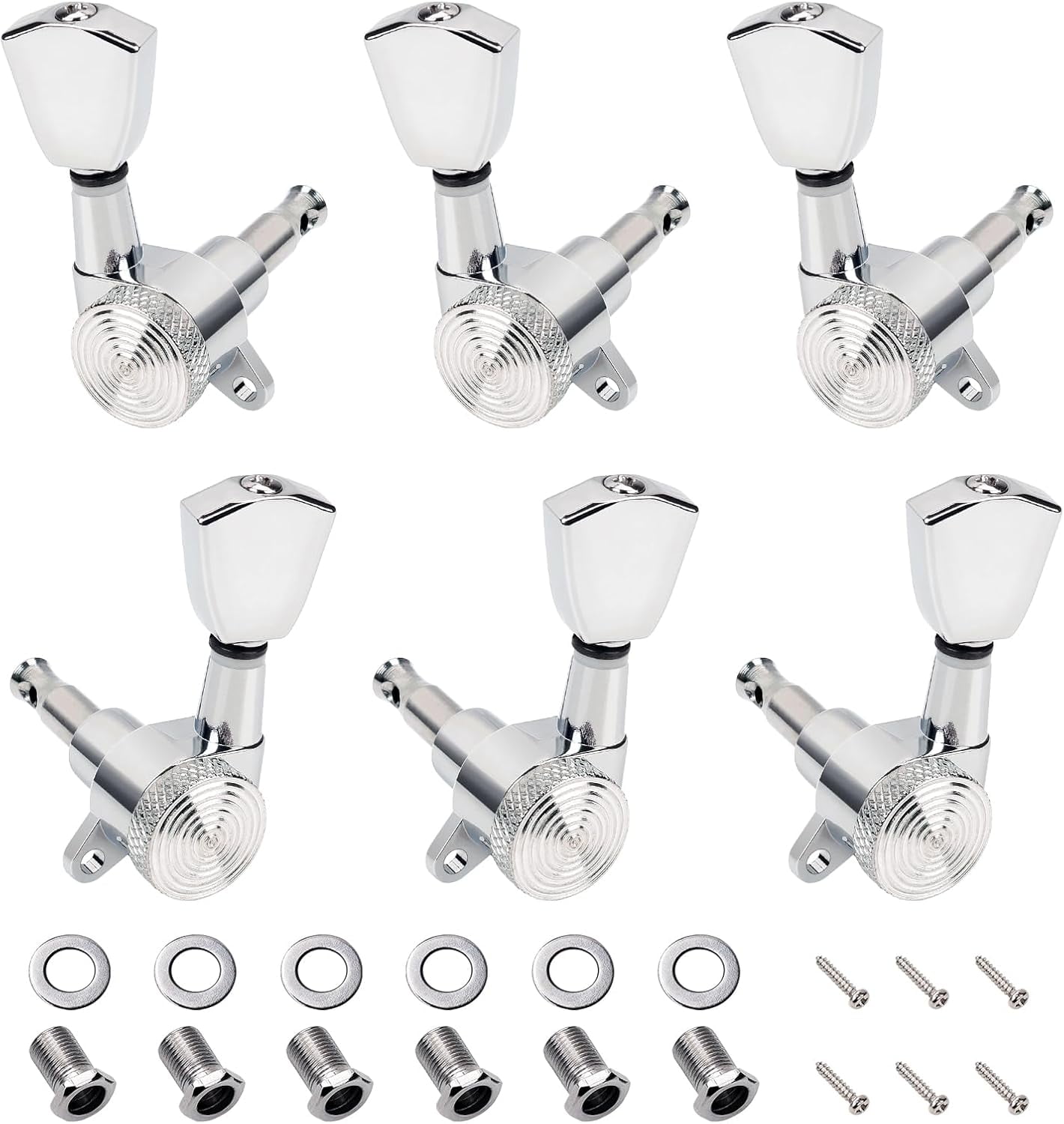 3L3R Guitar Locking Tuning Pegs 16:1 Ratio Sealed Guitar String Tuning ...