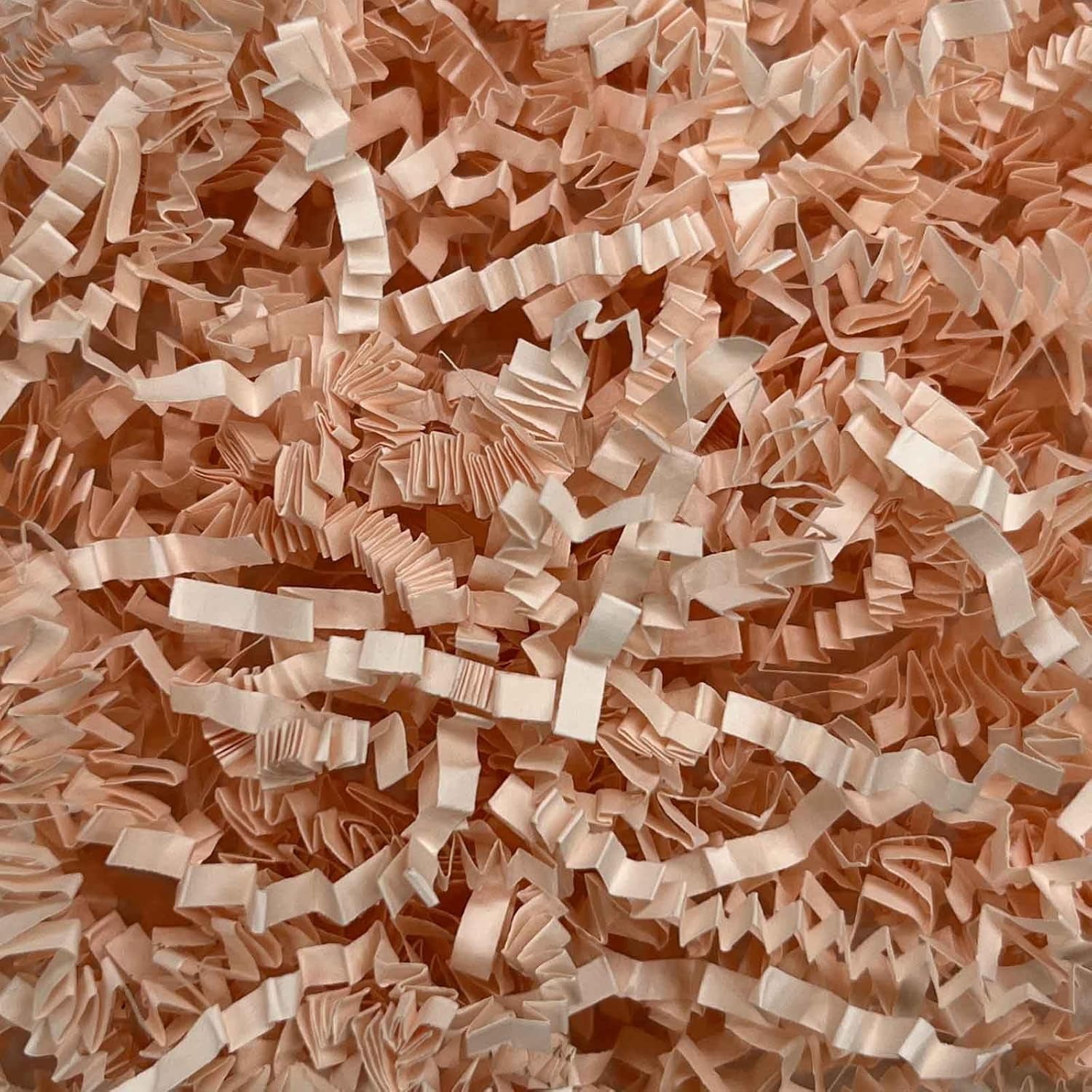 3LB Champagne Crinkle Cut Paper Shred Filler, Shreds for Basket Fillers ...