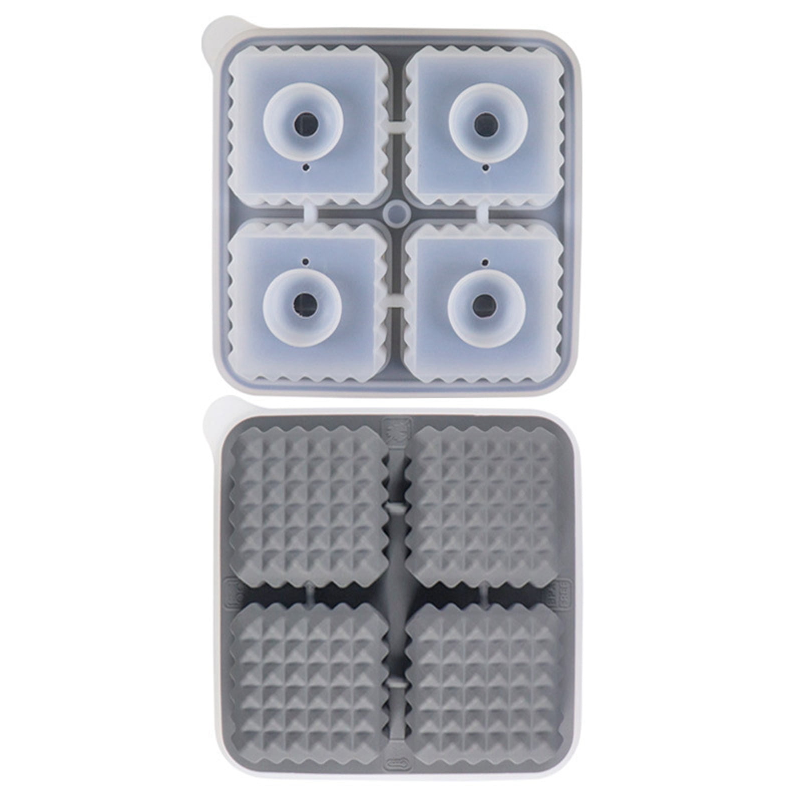 3LB Large Ice Cube Molds Extra Large Ice Block Molds Big Ice Tray Cold ...