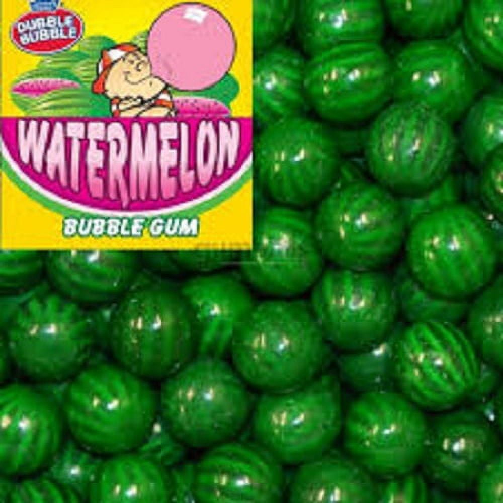 Dubble Bubble Watermelon Gumballs, 3LB Bulk Candy, 1 Inch, 24MM ...