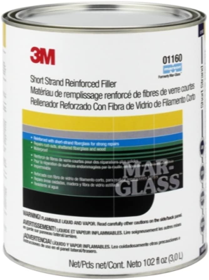 3M 01160 Short Strand Reinforced Filler Can - 1 Gallon - Walmart.com