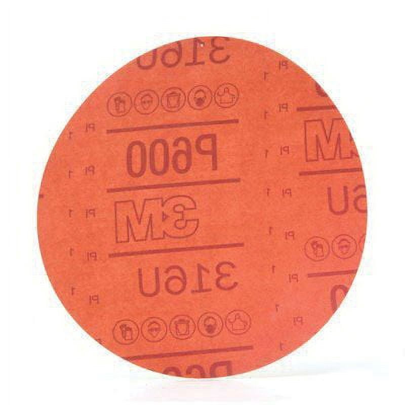 3M 01189; Red Hookit Disc 6 P600A 50/Bx - Walmart.com