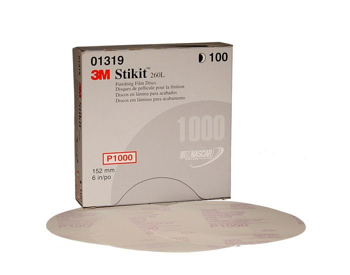 3M 01319; 6In Stikit Finish Film P1000 - Walmart.com