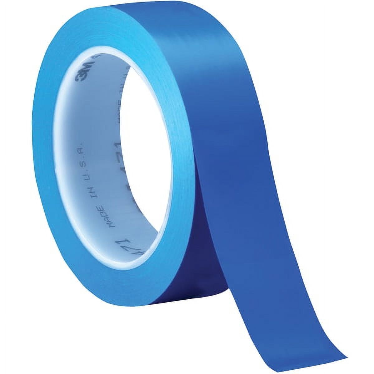 3M 03121; #471 Blue Plastic Tape 1-inch (Single Roll) - Walmart ...