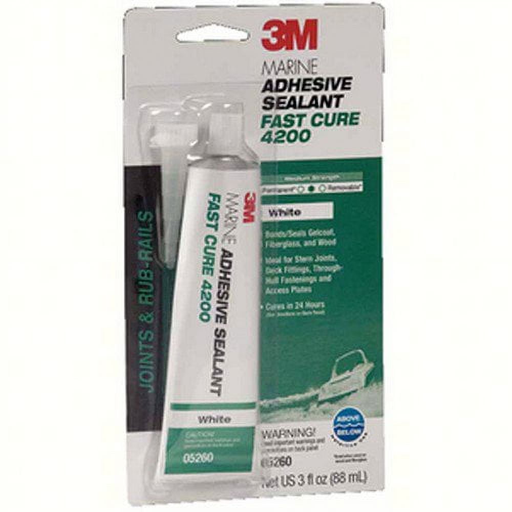 3M 05260; 4200 Fast Cure White - 3 Oz. - Walmart.com