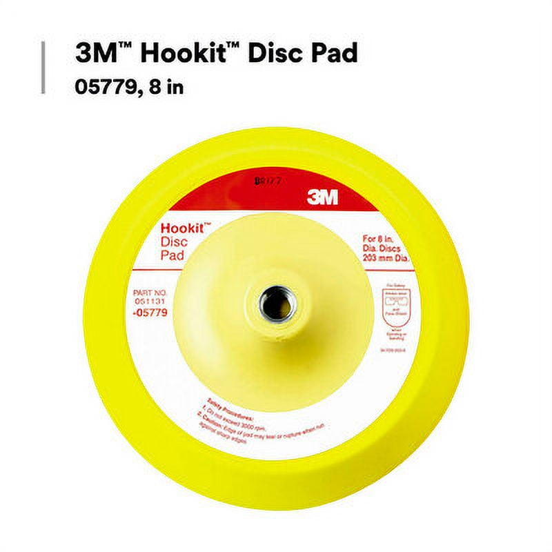 3M 05779; 8In Hookit Disc Pad - Walmart.com