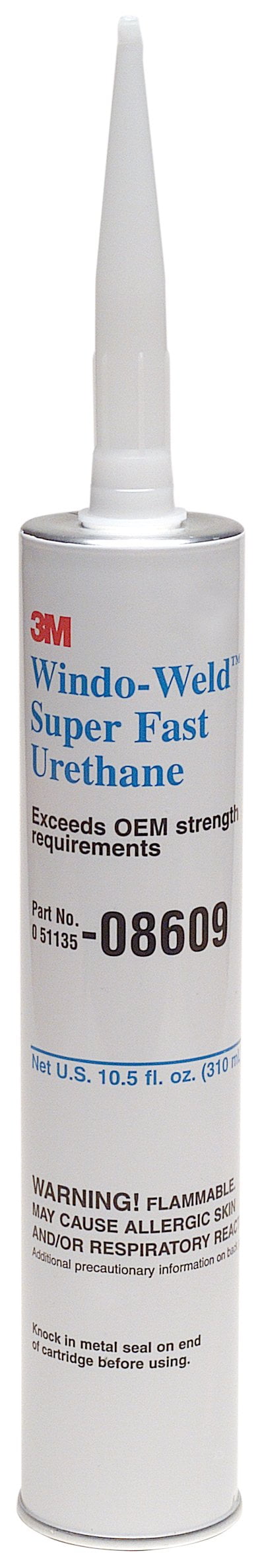 3M 08609 08609 Adhesive, 10.5 fl-oz Cartridge, Paste, Black, 1.2, 10 to ...