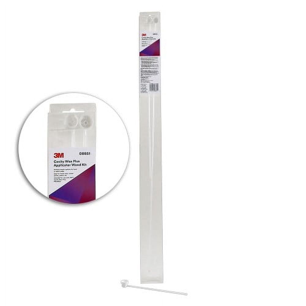 3M 08851 Cavity Wax Plus Applicator Wand Kit, 8", 24" and 34" Wands ...