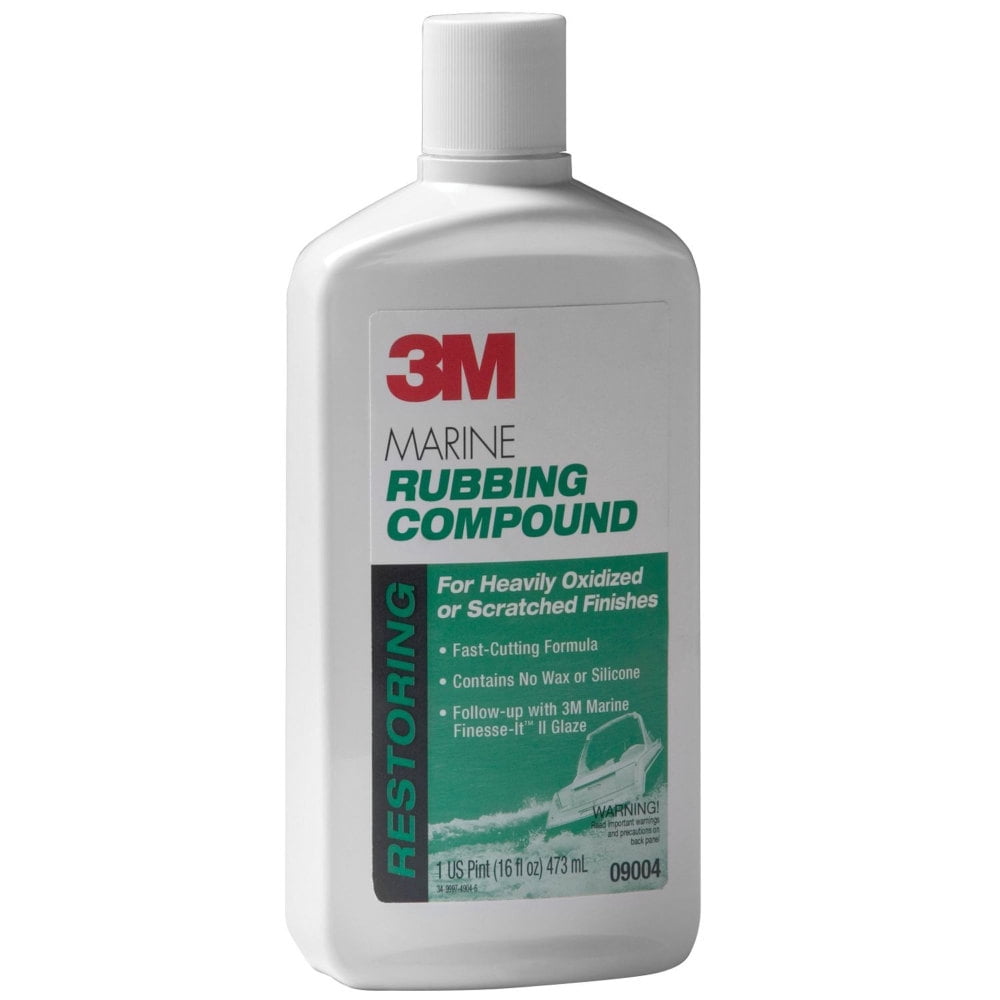 3M Marine Super Duty Rubbing Compound Liquid for Heavy Oxidation ...