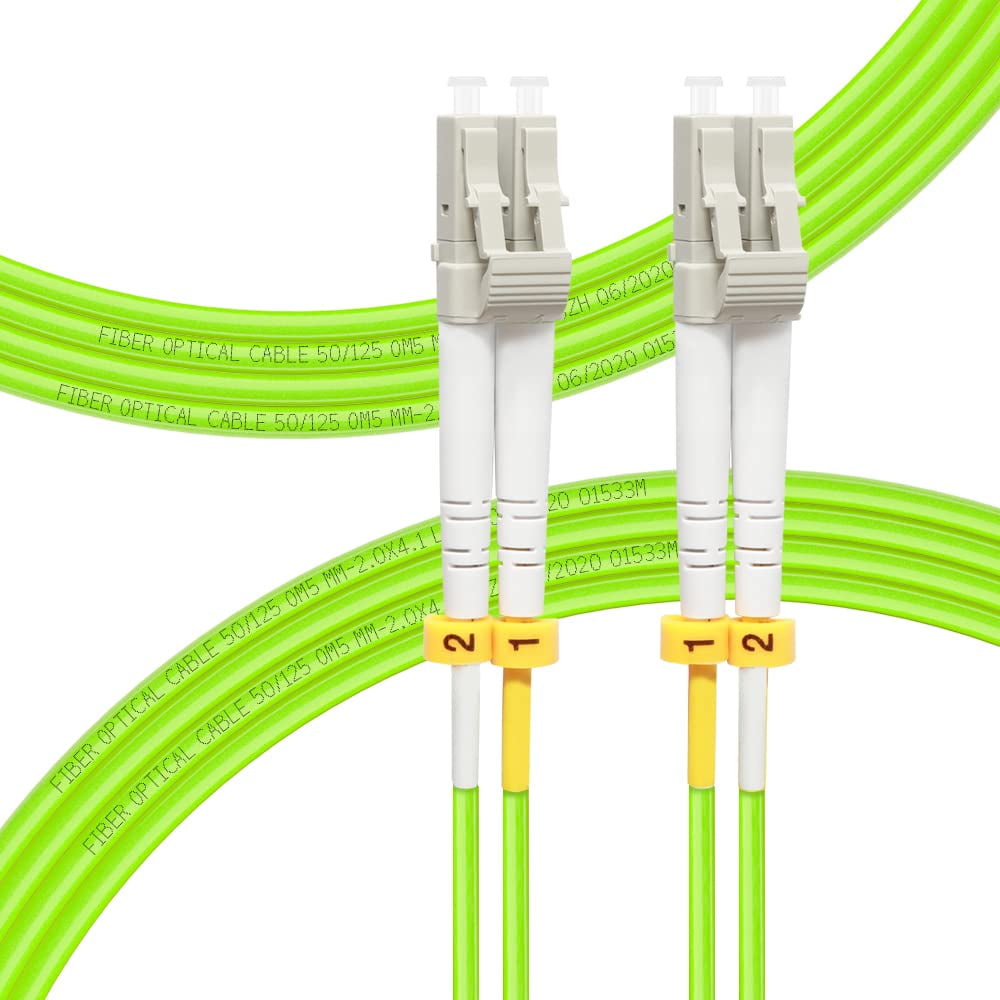 - 3M/10ft OM5 LC to LC Fiber Patch Cable, Length Options: 0.2m-20m ...