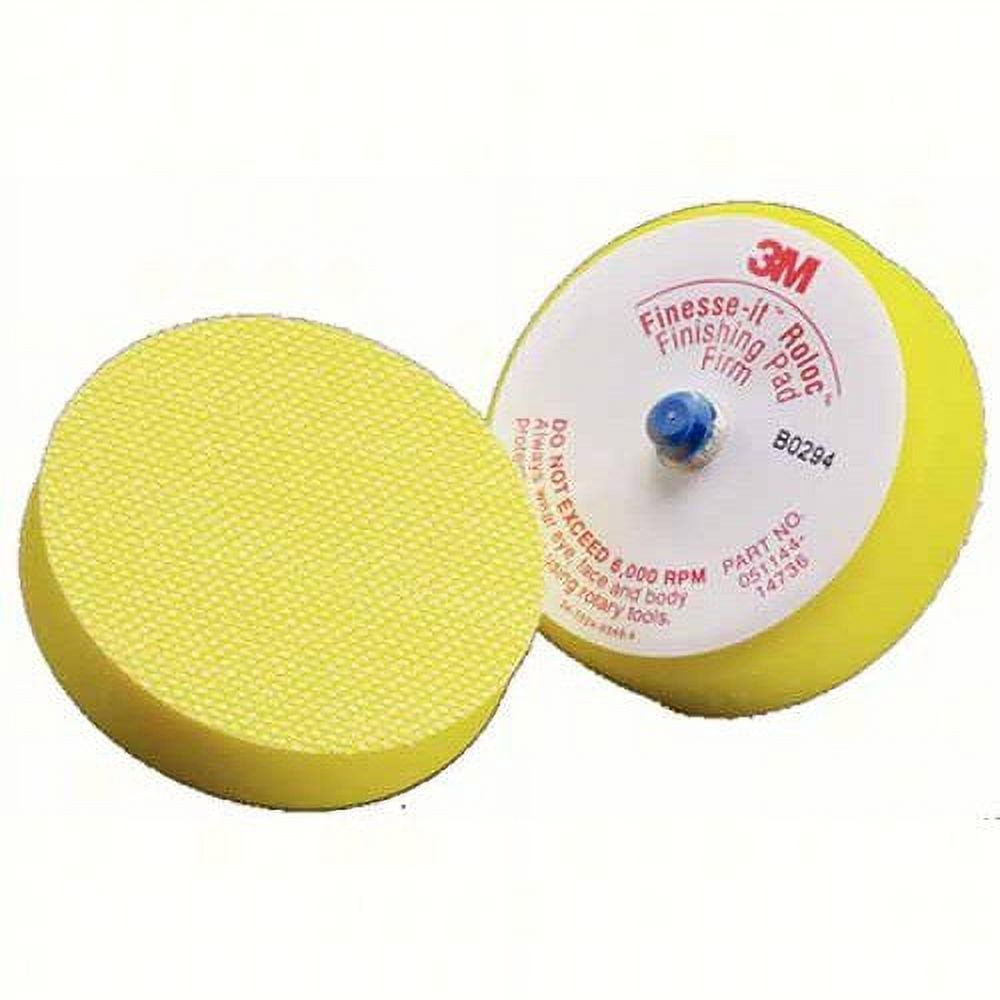 3M 14736U Finesse-it Roloc Finishing Disc Pad - 3" - Walmart.com