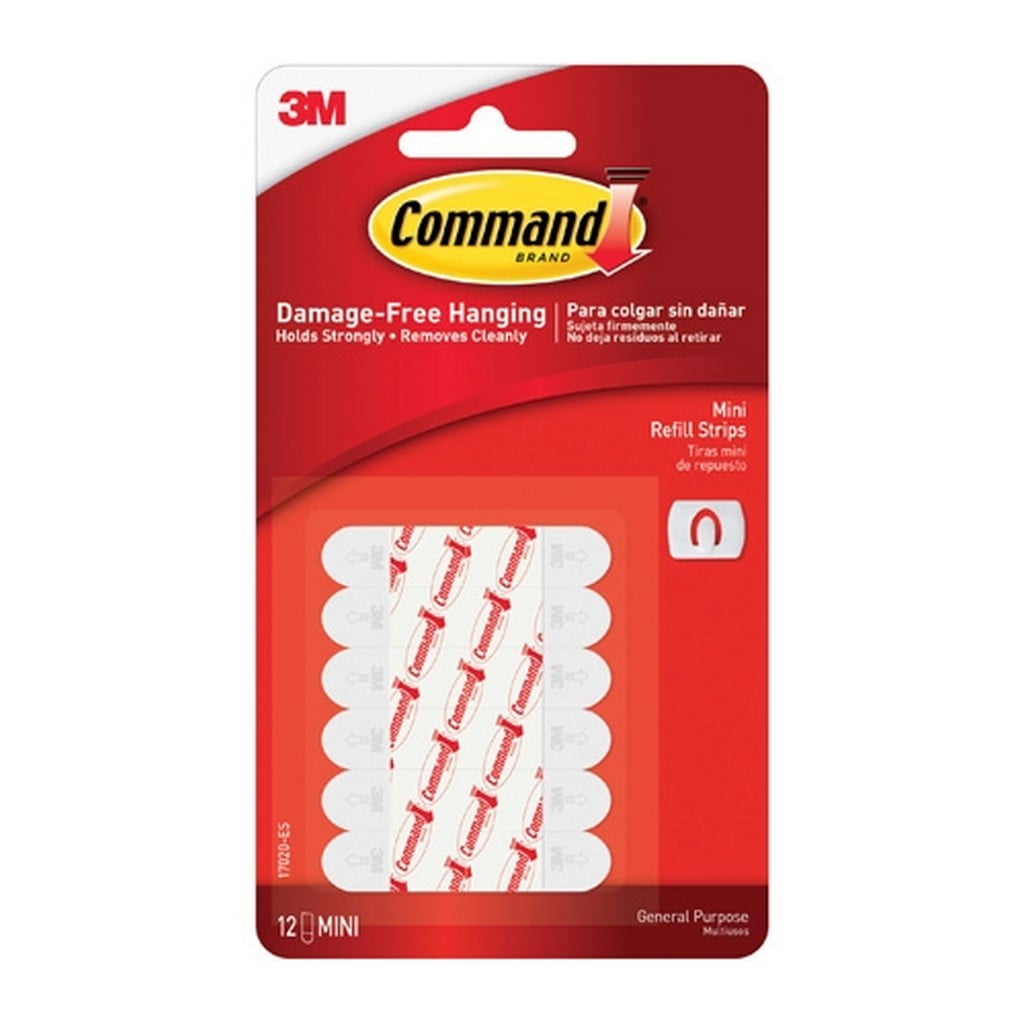 3M 17020 Command Refill Strips - Mini (6 Case) - Walmart.com