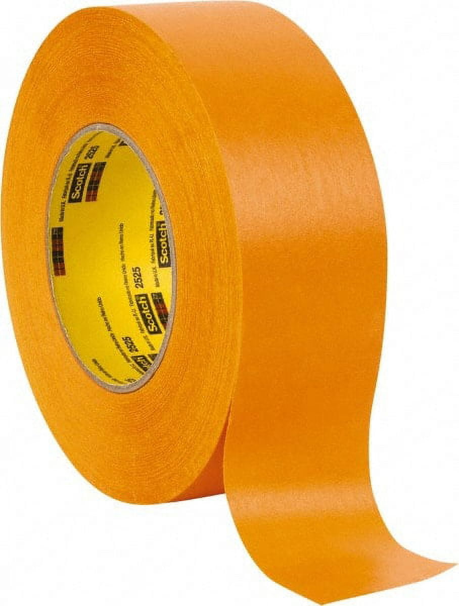3M 2" x 180' Orange Paper Masking Tape Rubber Adhesive, 9.5 mil, 49 Lb ...