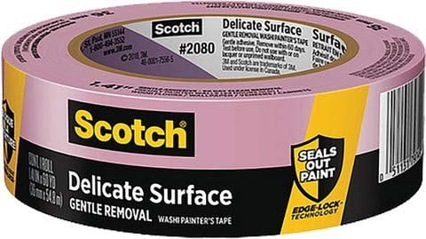 3M 2080-36EC 1.41" x 60yd 36mm Scotch Delicate Surface Painters Tape ...
