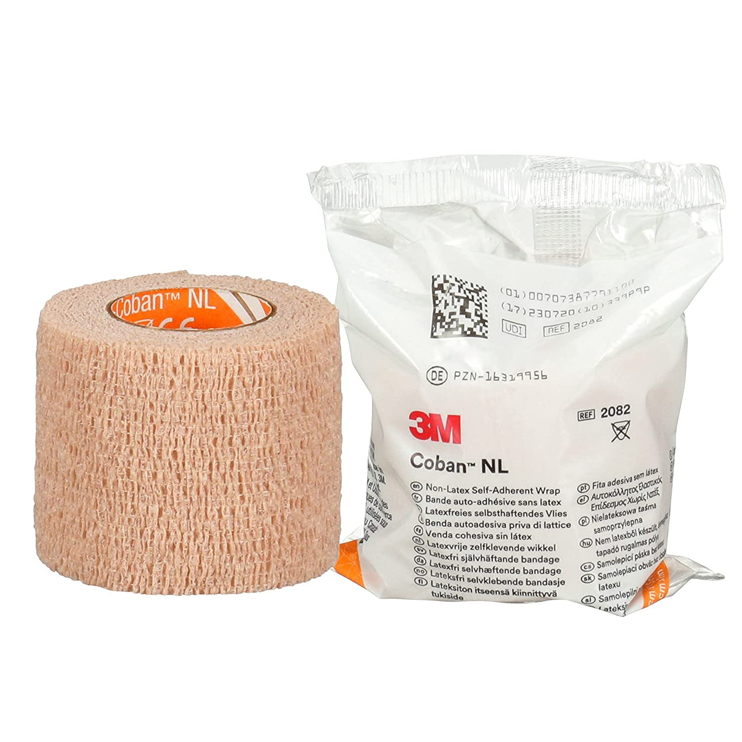 3M 2082 Coban Self-Adherent Medical Bandage, 2 in. x 5 yd., Latex Free ...