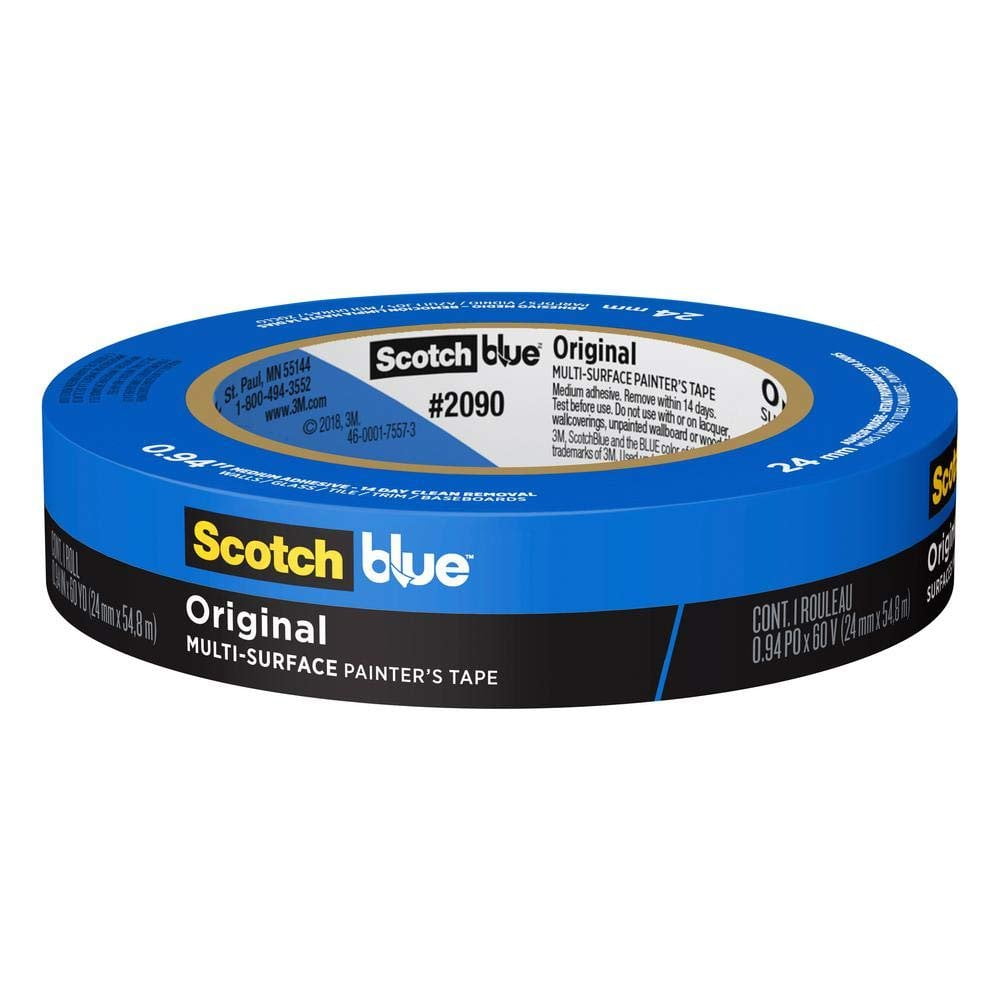 3M 2093-24EC .94" x 60yd 24mm ScotchBlue Sharp Lines Painters Tape ...