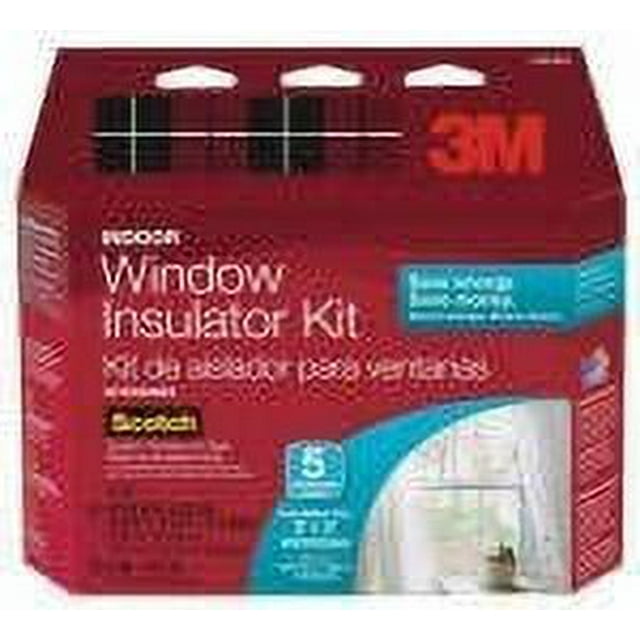 3M Indoor Window Insulator Kit, 5-Window, Energy Saving, Draft ...