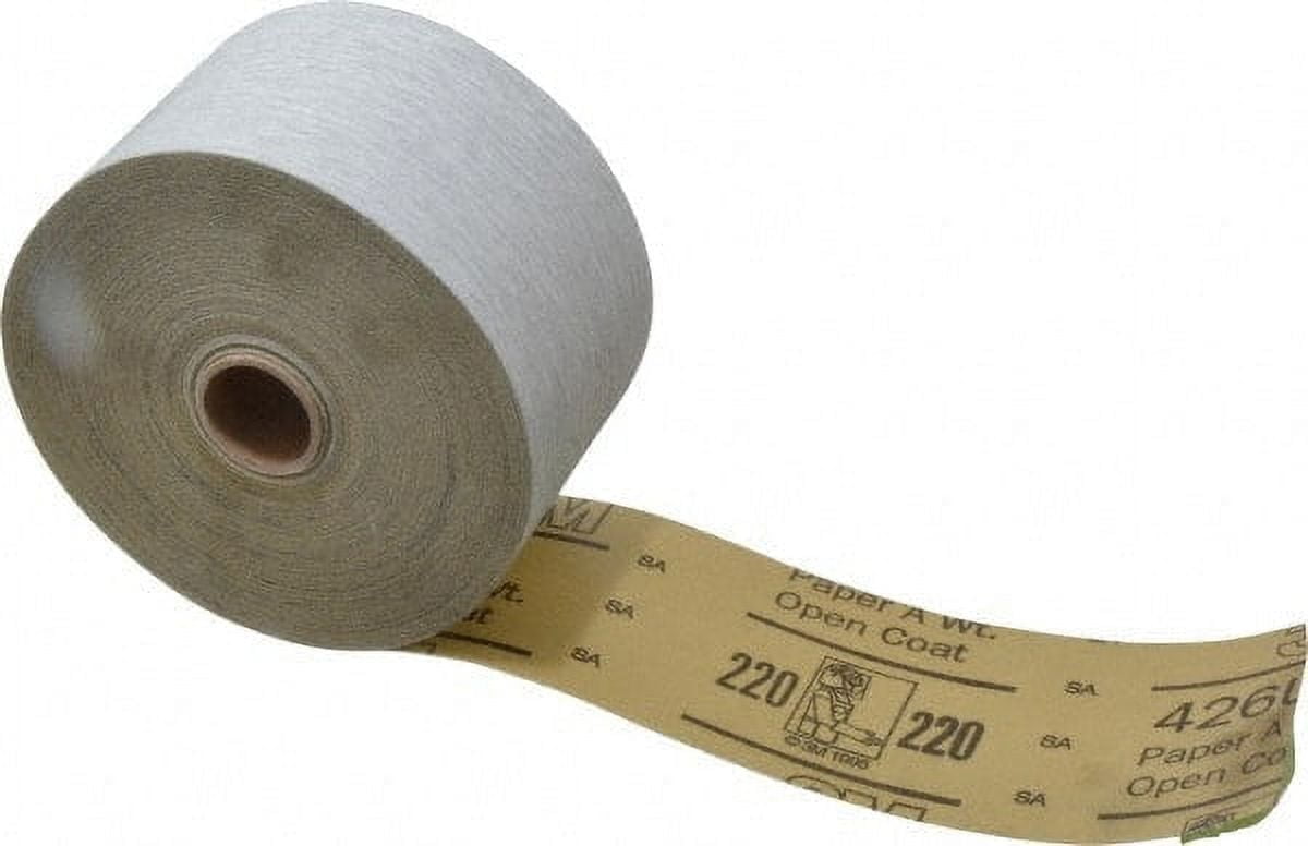 3M 220 Grit, Silicon Carbide Adhesive Backed Sanding Sheets Sheet Roll ...