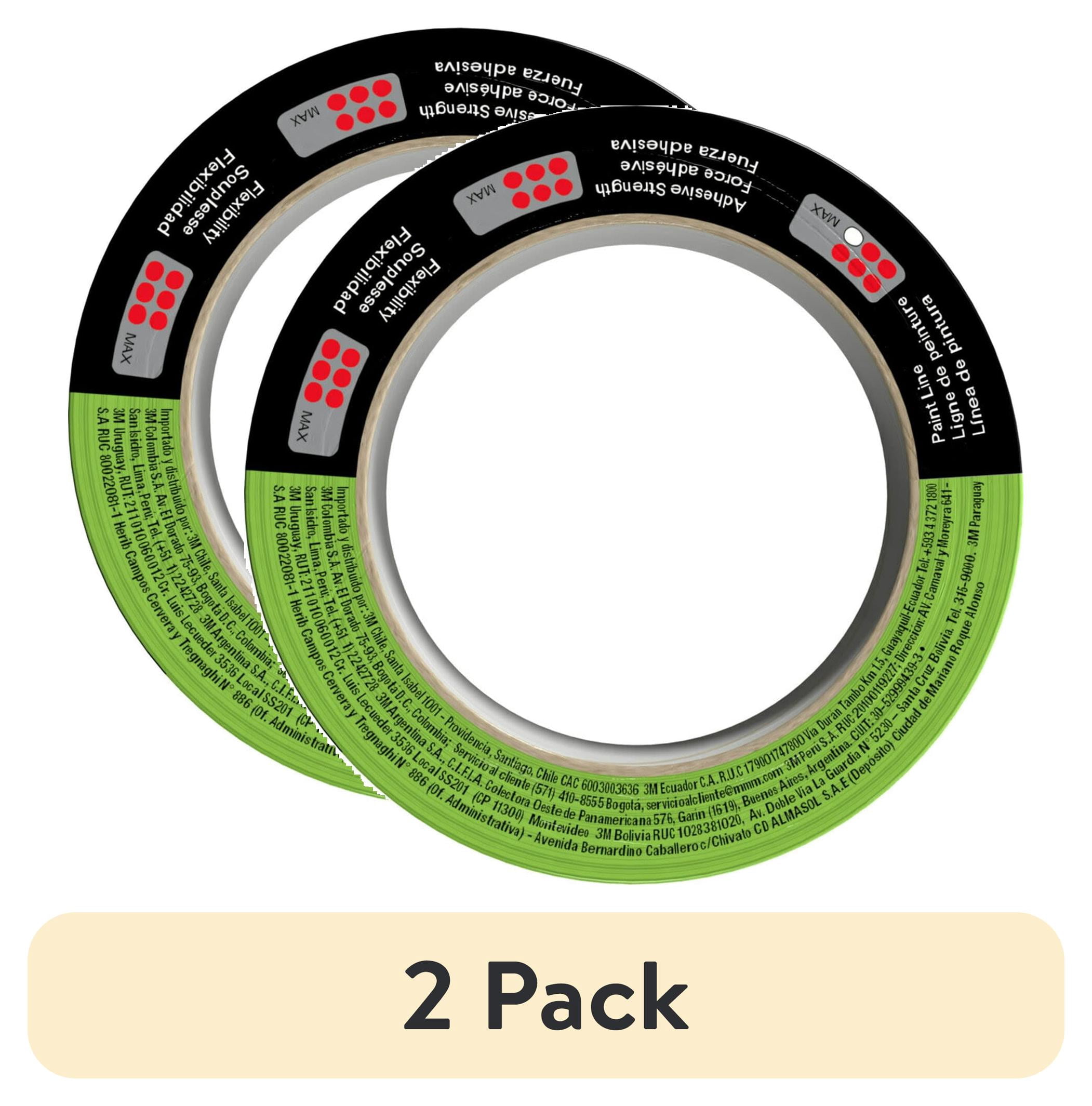 (2 pack) 3M 233+ Automotive Refinish Masking Tape, 36mm x 32m, 1 Roll ...