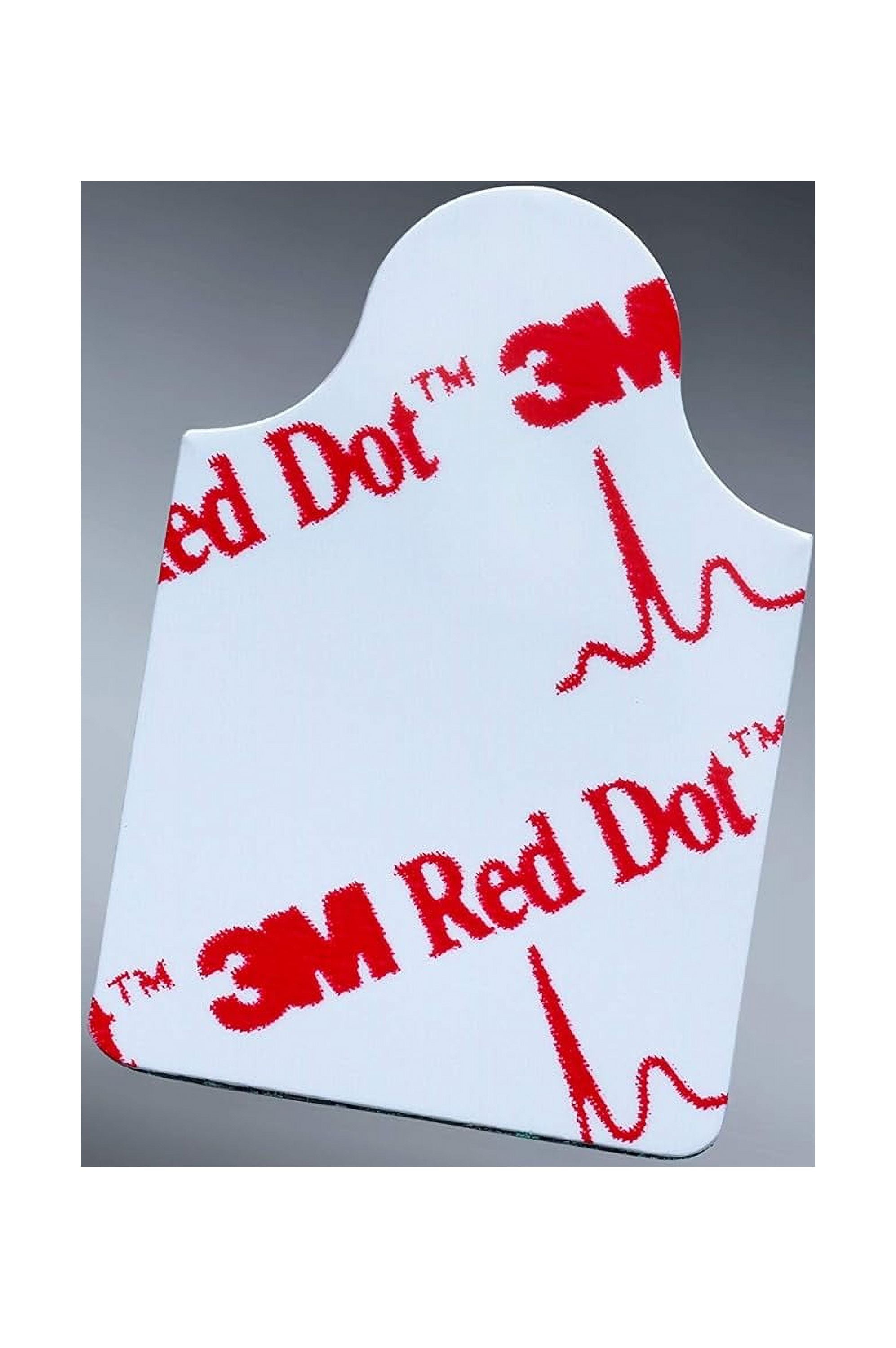 3M 2330 Red Dot ECG Resting Electrode Radiolucent Tab Connector (Pack ...
