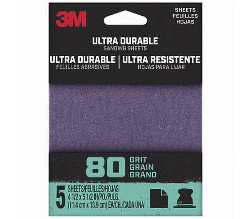 3M 27363 Clip-On 1/4sheet 80grit, Each - Walmart.com