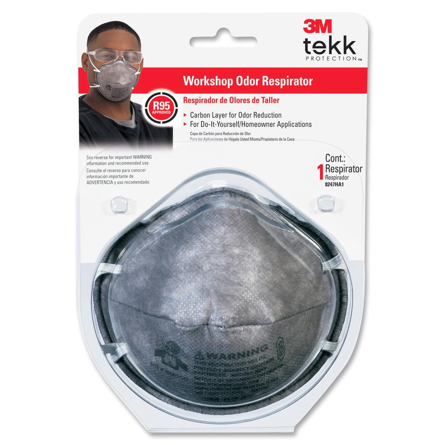 Tekk Protection Disposable Workshop Respirator - Walmart.com