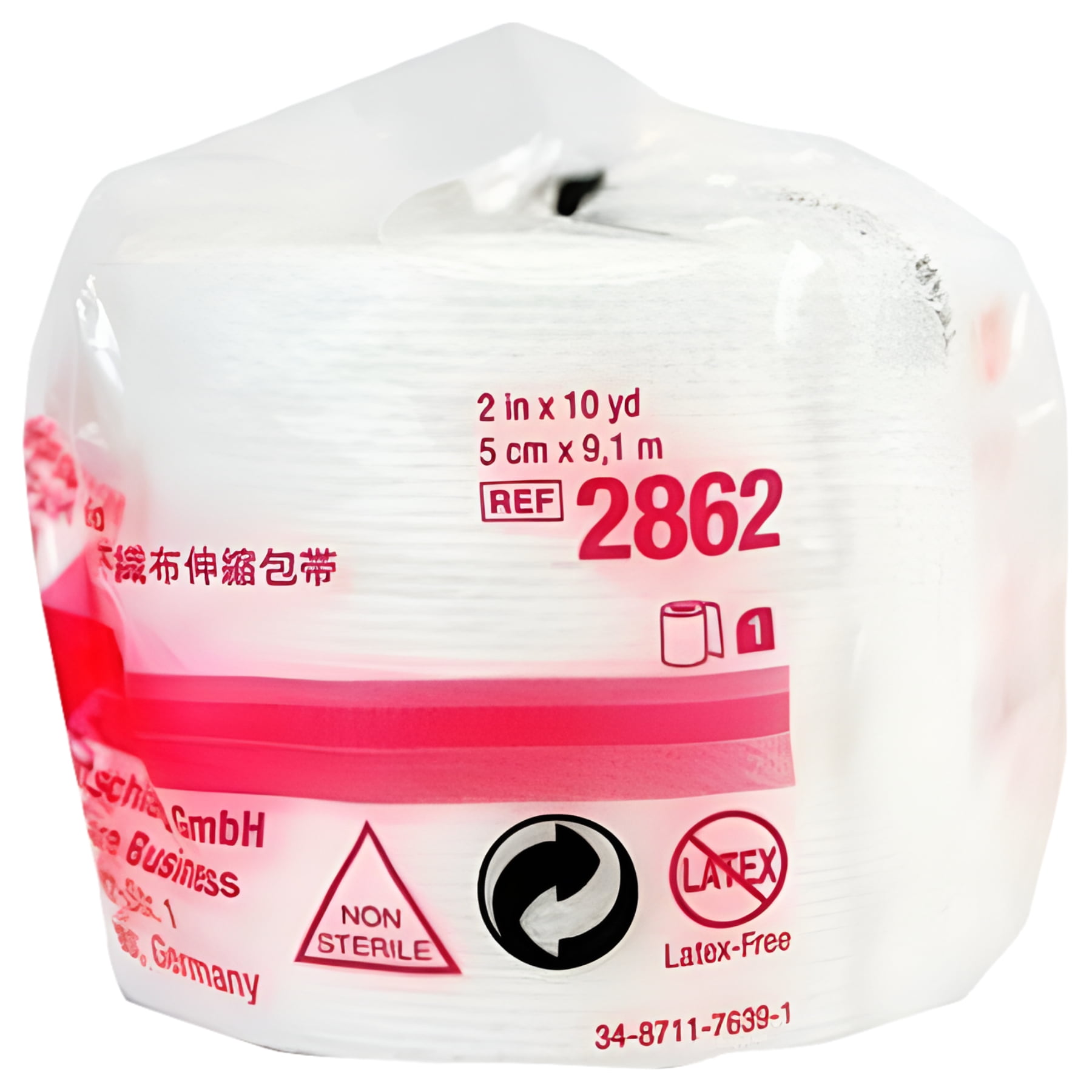 3M #2862 Medipore H Soft Cloth Surgical Tape 2" x 10 Yards - 2 Rolls ...