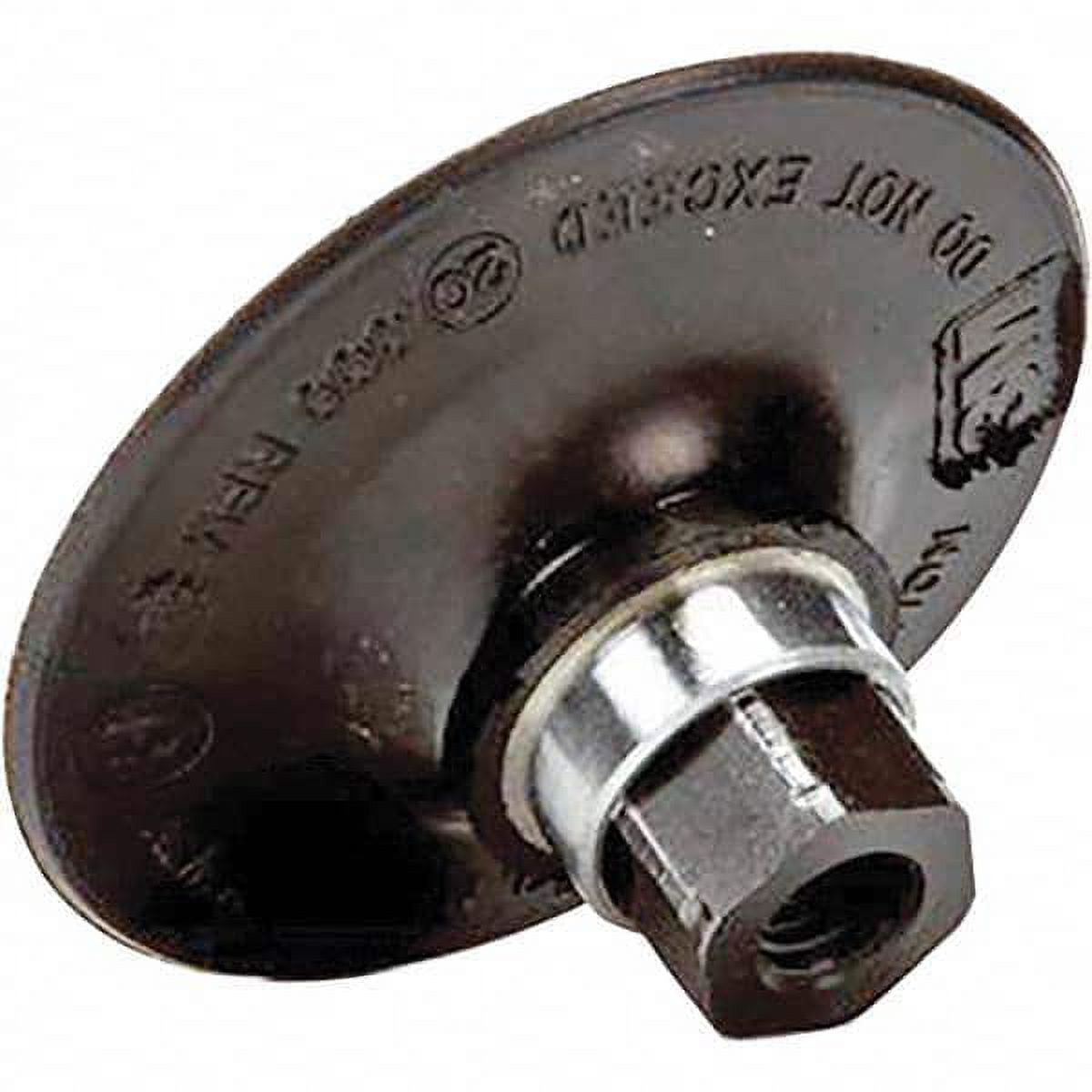 3M 3" Diam Quick-Change Type R Disc Backing Pad Hard Density, 20,000 ...