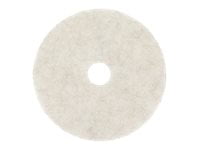 3M 3300 - Pad - for floor polisher - white (pack of 5) - Walmart.com
