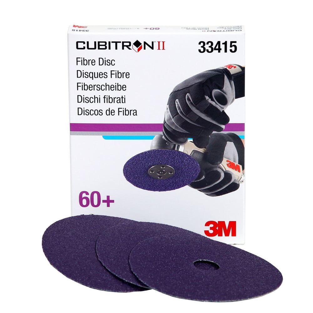 3M 33415 5 in. x 7/8 in. Cubitron II Abrasive Fibre 60+ Grade Disc ...