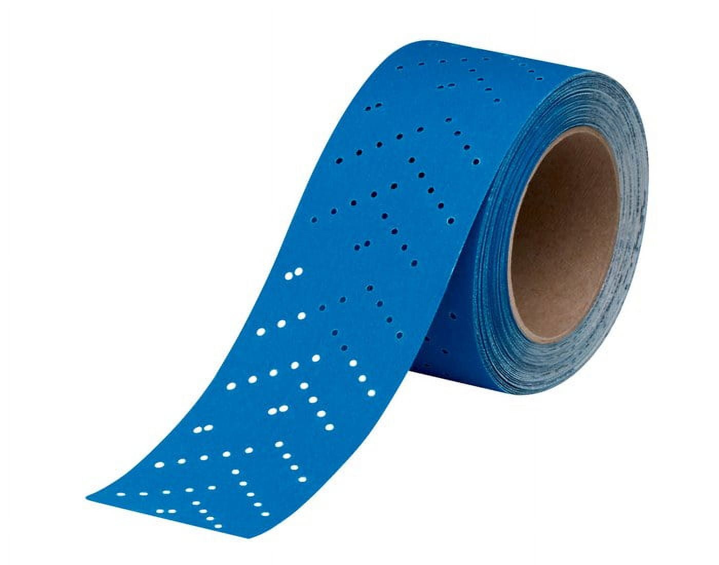 3M 7100091037 Hookit Blue Sandpaper Sheetroll - 80 Grade Multi-Hole, 2. ...