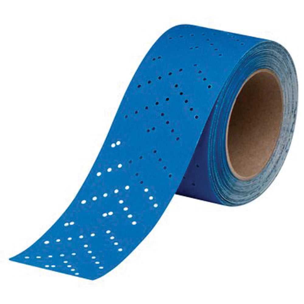 3M 36195 Hookit Blue Sandpaper Sheetroll - 320 Grade Multi-Hole, 2.75 ...