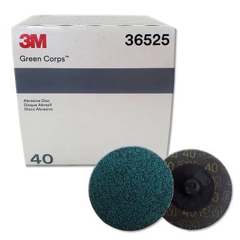 3M 36525, 2 inch, 40 Grit, Roloc Grinding Discs - Walmart.com