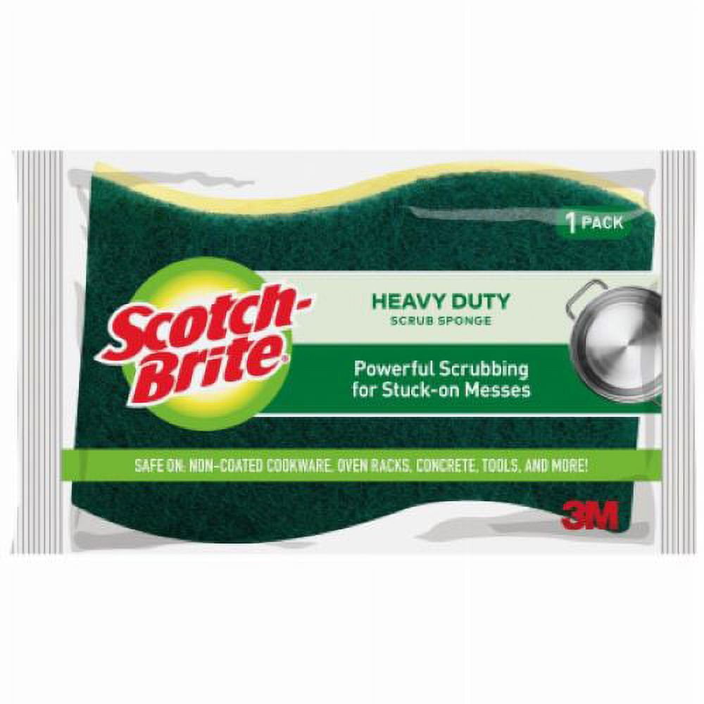3M 425 Scotch-Brite Heavy Duty Kitchen Scrubbing Scrub Cleaning Pad ...
