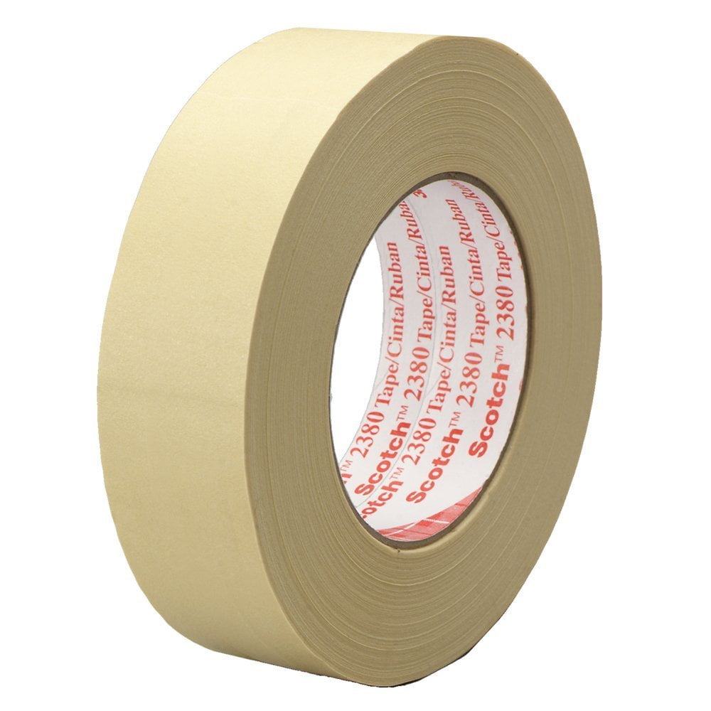 3M 44582 Scotch Performance Tape 2380 Natural, 36 mm x 55 m 7.5 mil ...