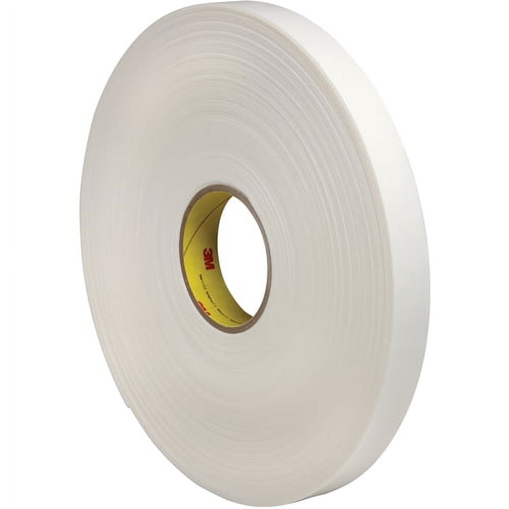 3M™ 4462 Double Sided Foam Tape, 1" x 36 yds., 1/16", White, 9/Case ...