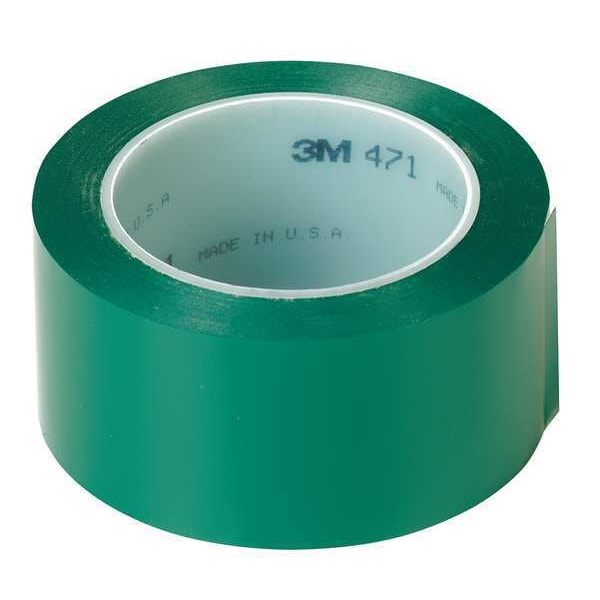 3M 471 Green Vinyl Marking Tape 3" x 36 Yards 68868 1 Roll - Walmart.com