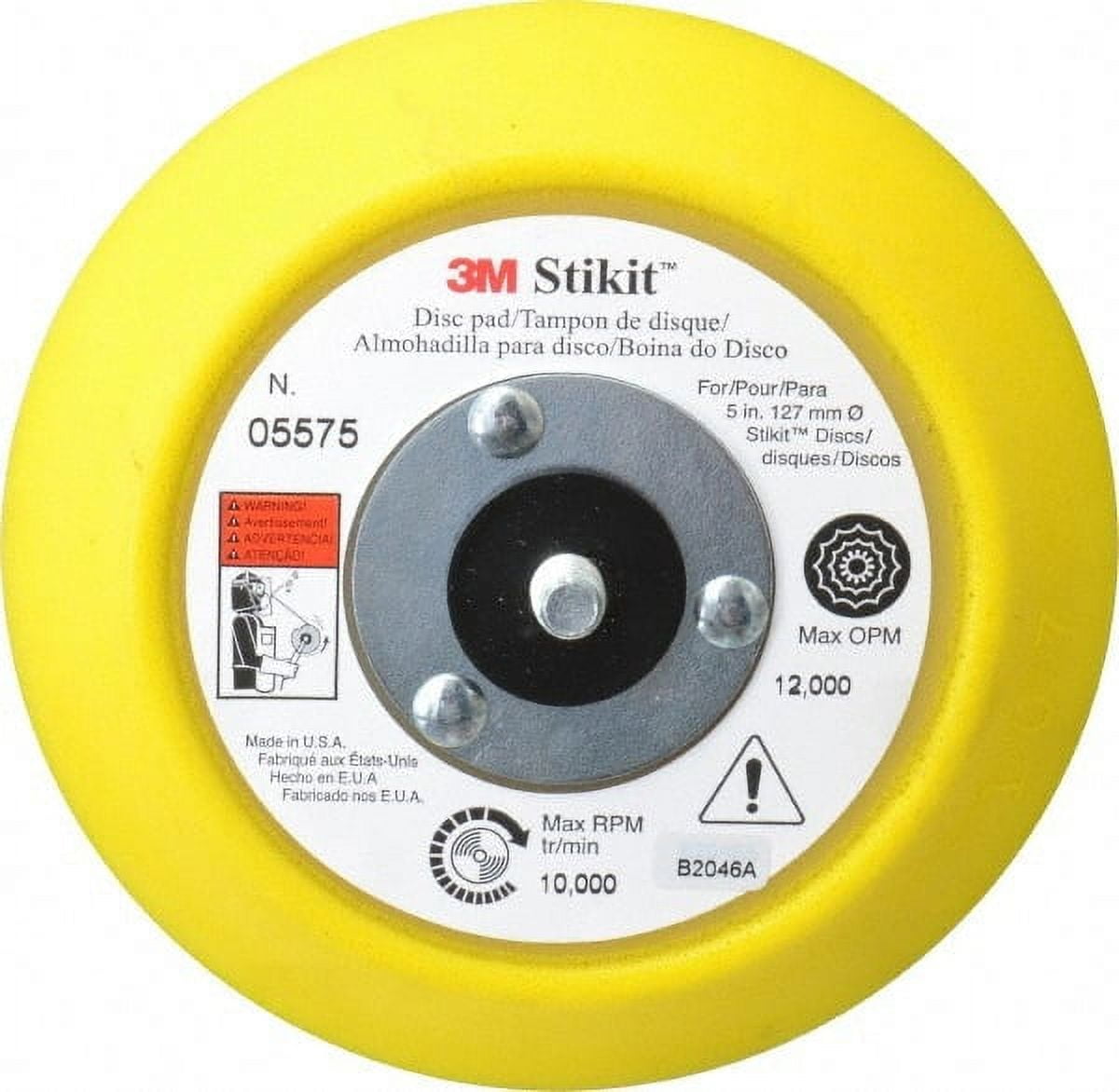 3M 5" Diam Adhesive/PSA Disc Backing Pad - Walmart.com