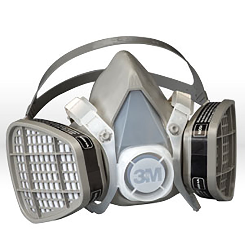 3M 5000 Series Half Facepiece Respirators, Medium, Organic Vapors, EA ...