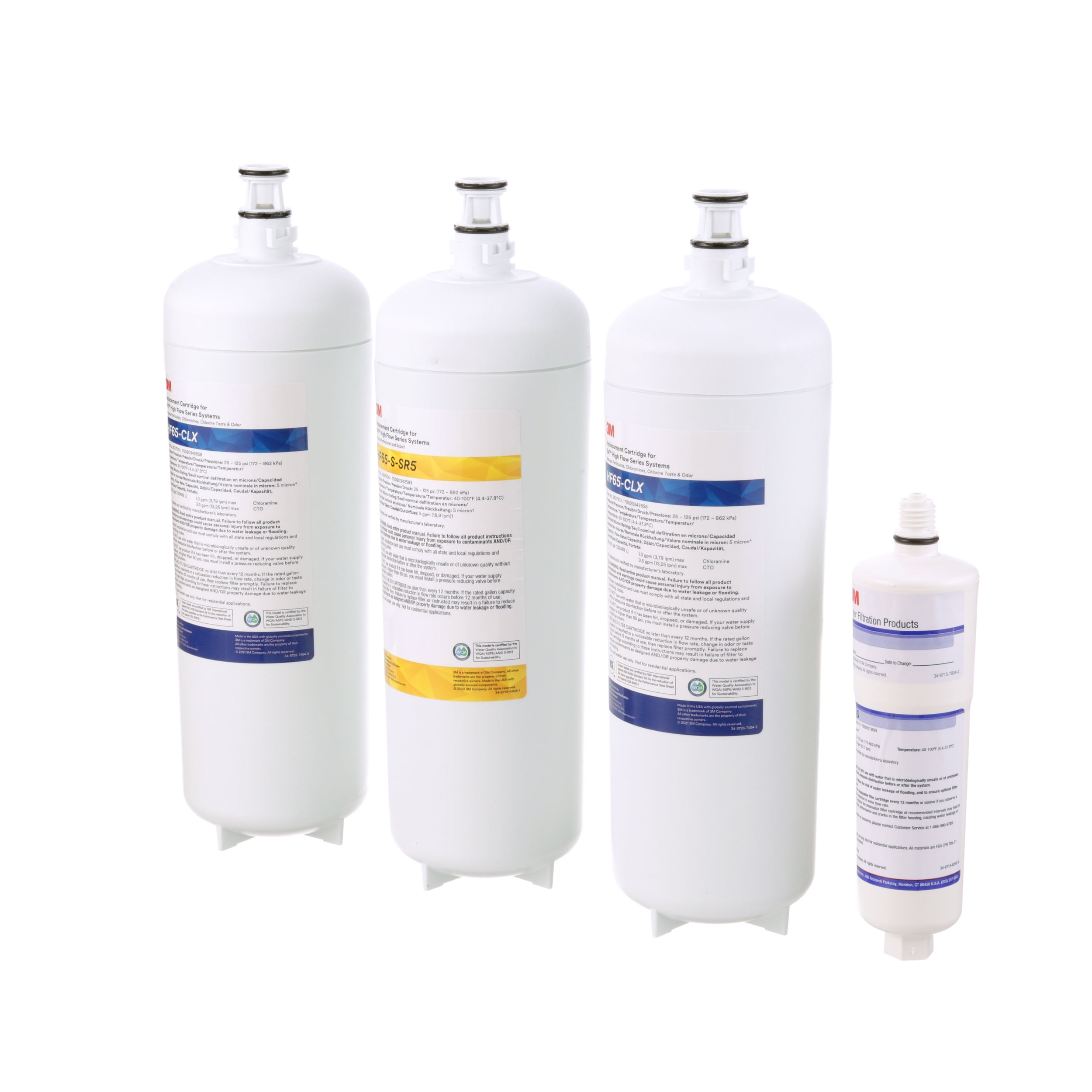 3M - 5613832 - Dual Flow Series Water Filter Cartridge Pack DF265-CLX ...