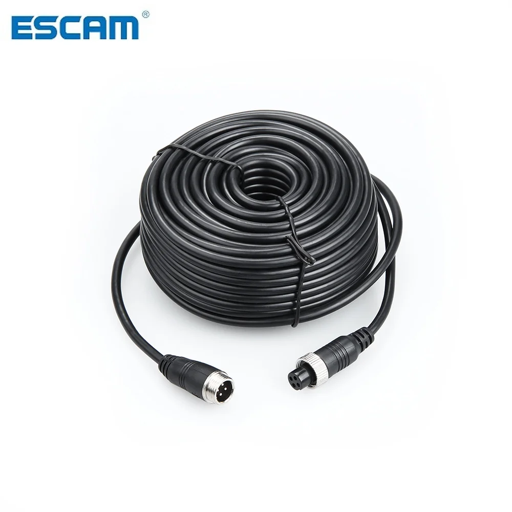 3M/5M/10M/15M/20M/ 4 PIN Aviation Connector Cable Video and Audio Cable ...