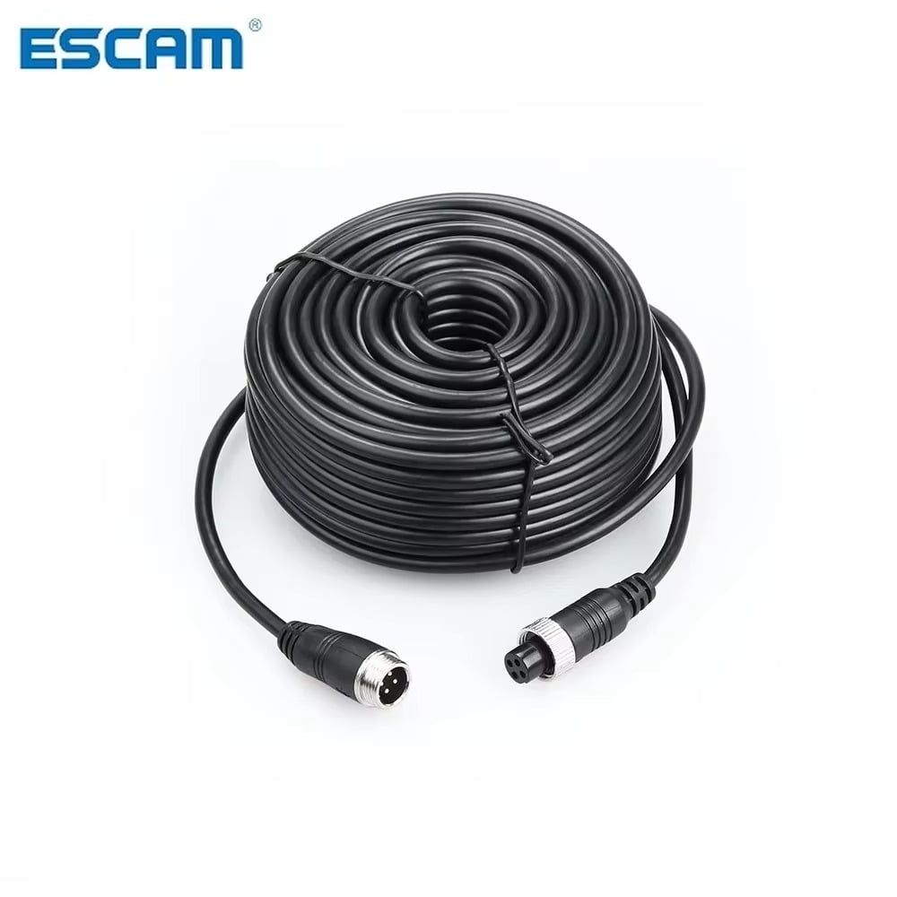 3M/5M/10M/15M/20M/ 4 PIN Aviation Connector Cable Video and Audio Cable ...