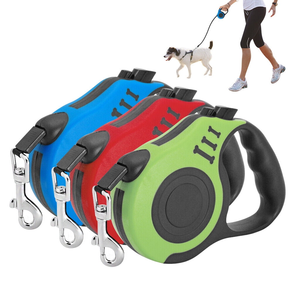 3M 5M Strong Long Automatic Retractable Dog Leash Locking Extending ...