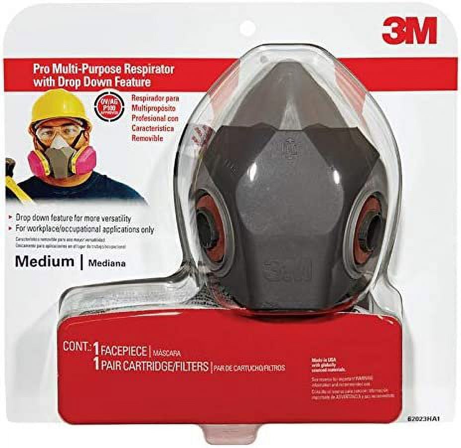 3M 62023HA1-A Professional Multi-Purpose Respirator - Walmart.com
